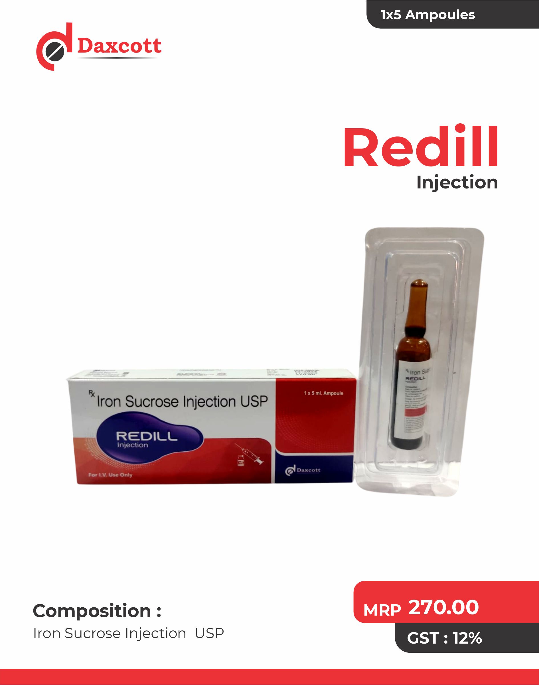 Redill Inj | Daxcott